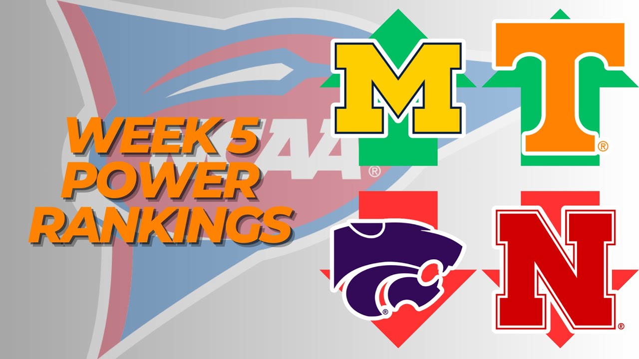 College Football Week 5 Power Rankings // 2024 - YouTube