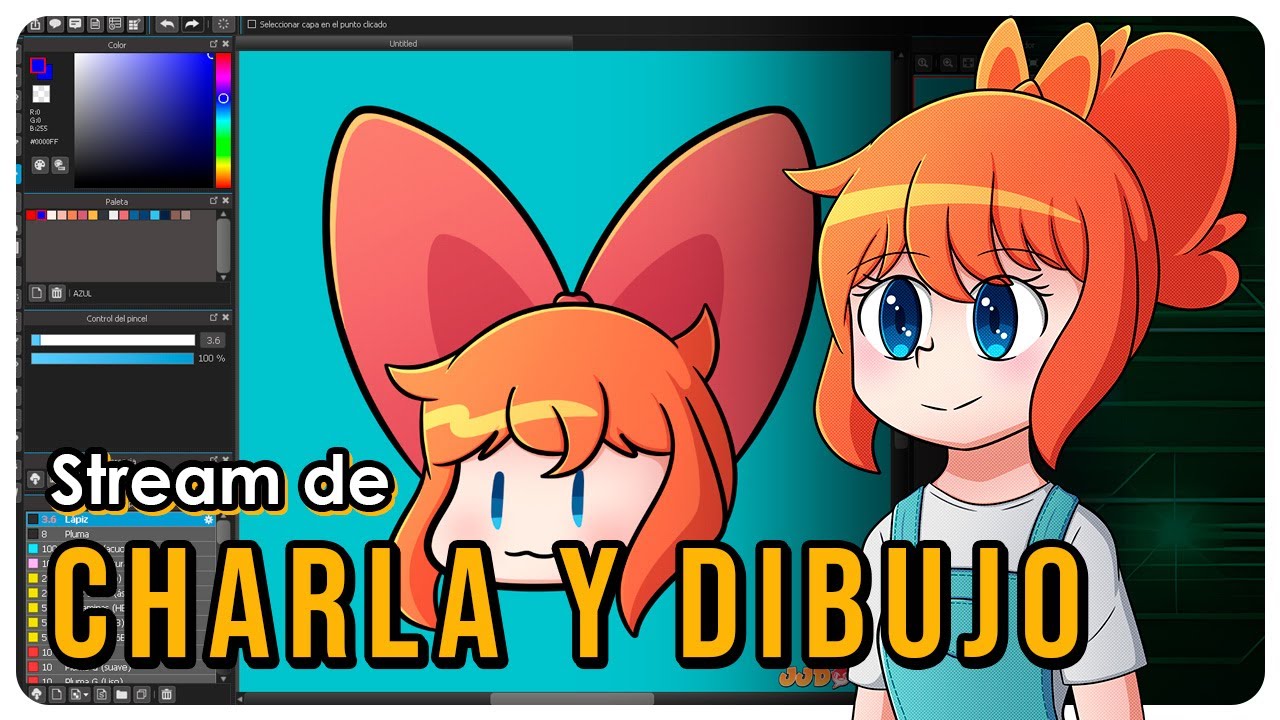 🎨 Terminando de dibujar la miniatura del próximo video || Charlando y Dibujando #03 - YouTube