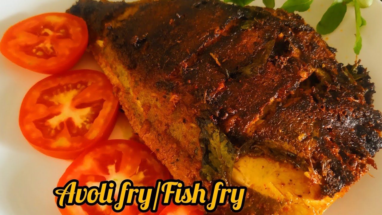 Avoli fry/Fish fry Kerala Style/Meen Porichathu/Avoli Porichathu - YouTube