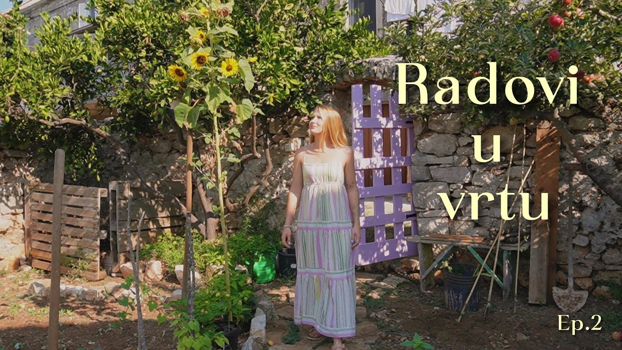 RADOVI U VRTU-Rujan | Priprema vrta,Sadnja + Obilazak Vrta🎃🌱🌻 Ep.2 ...