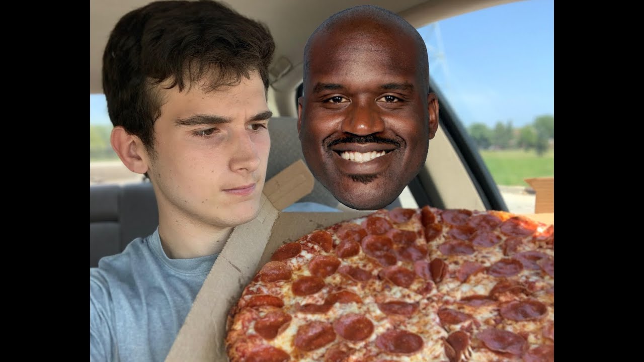 New! Shaqaroni pizza from Papa John's! - YouTube
