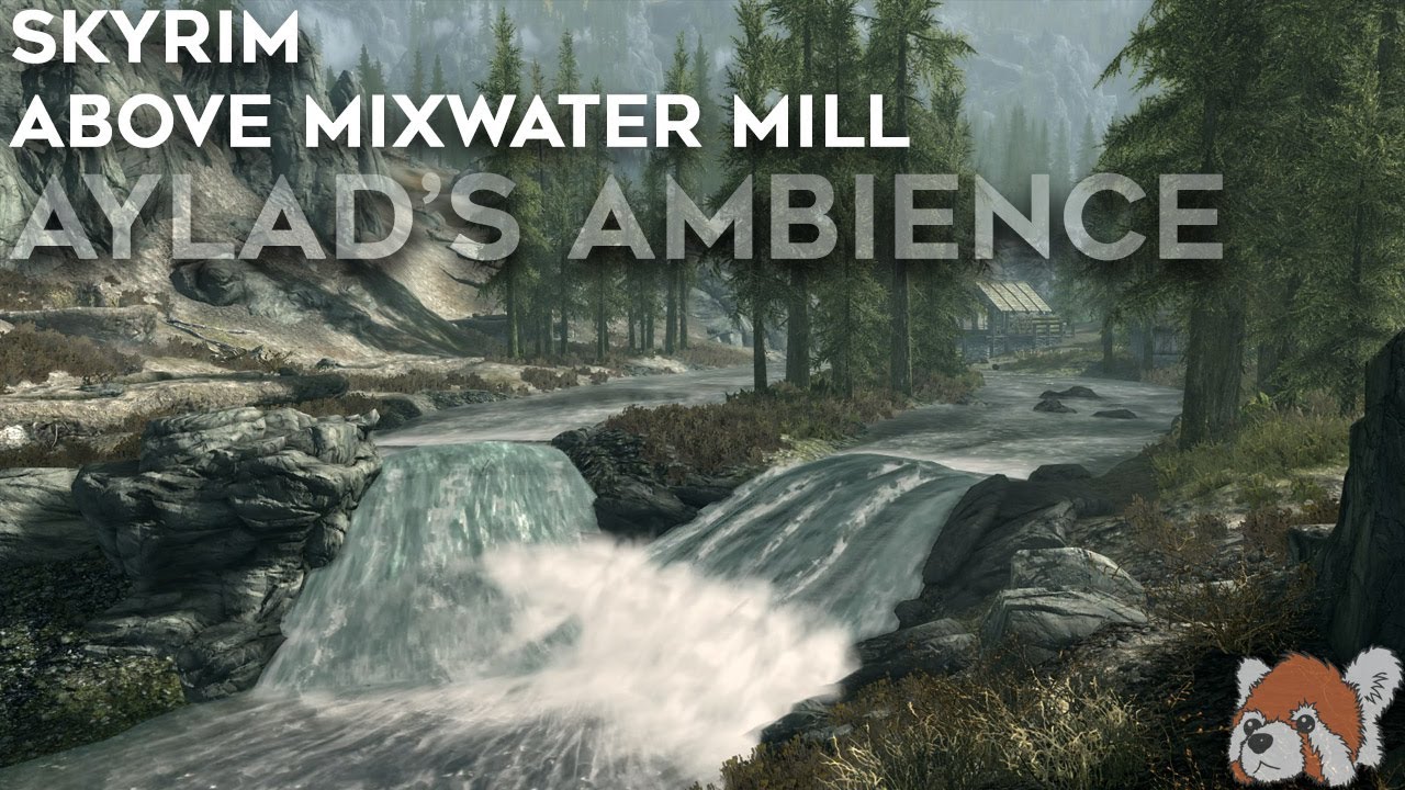 Above Mixwater Mill - Relaxing #Skyrim Ambience - Aylad's Ambience # ...