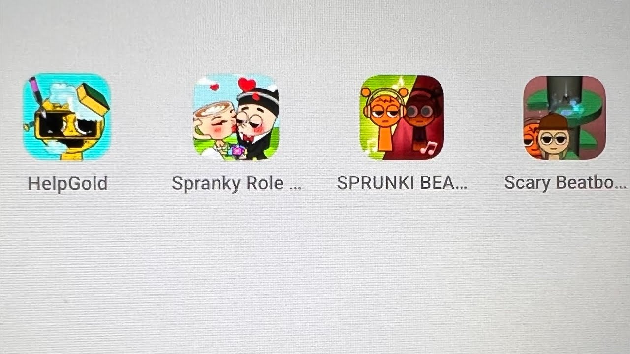 Let’s remember the bits of the game of squid (Sprunki) Help Gold ...