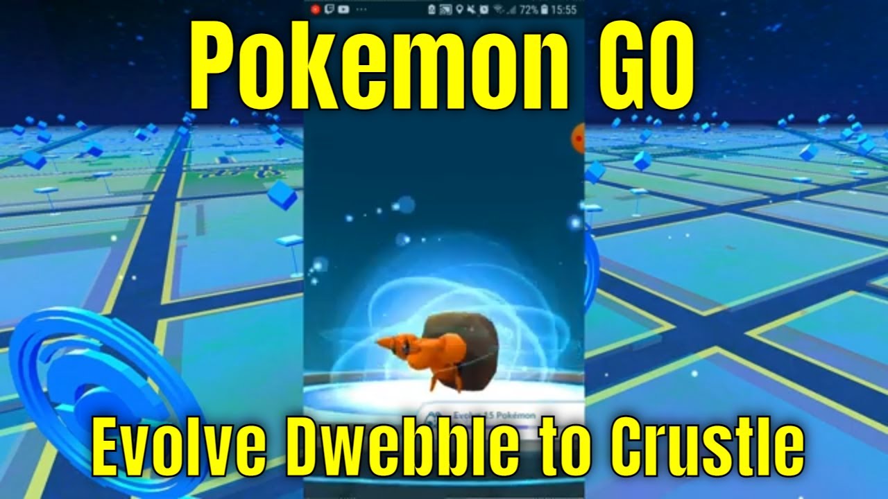Pokemon GO #30 - Evolve Dwebble to Crustle - YouTube