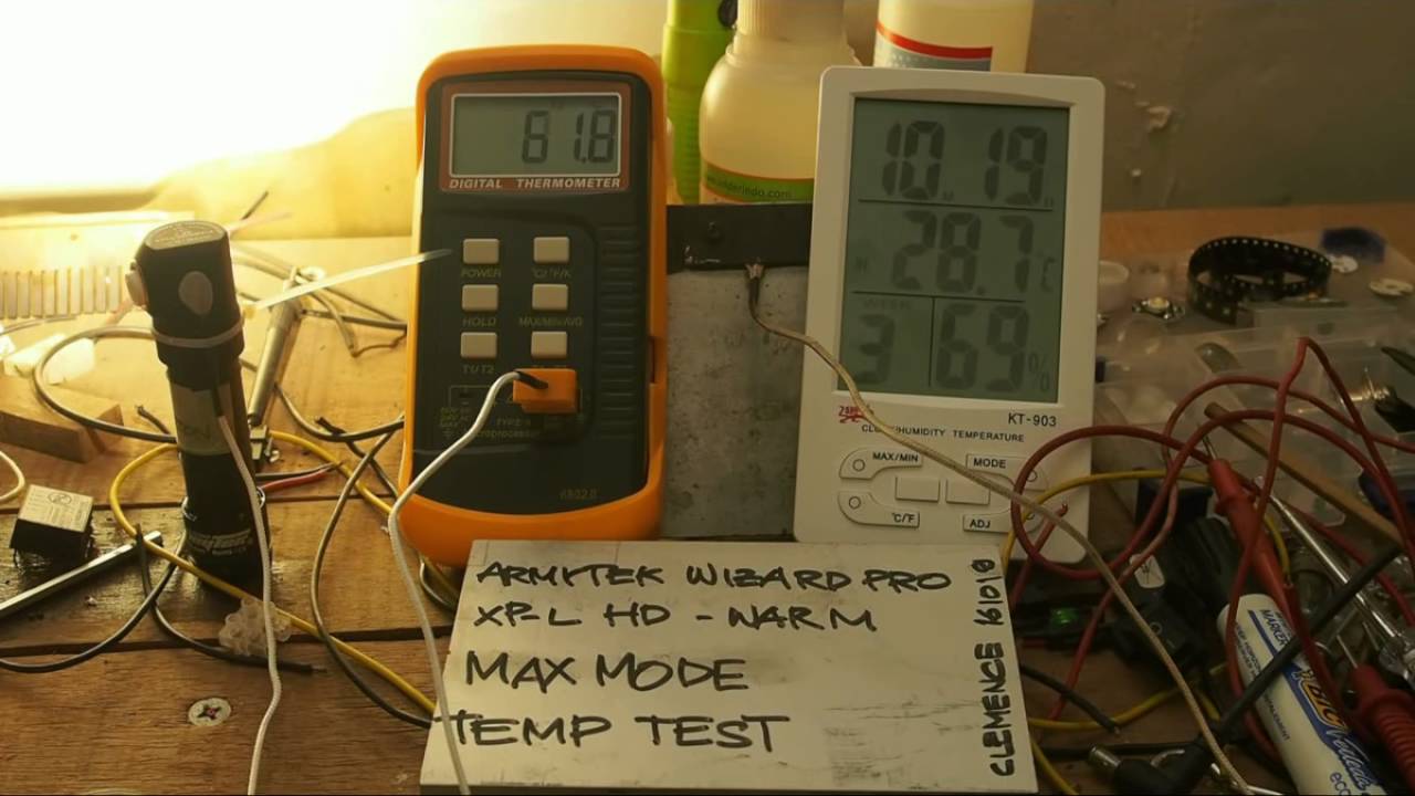 Wizard Pro XPLHD Temp Test - YouTube