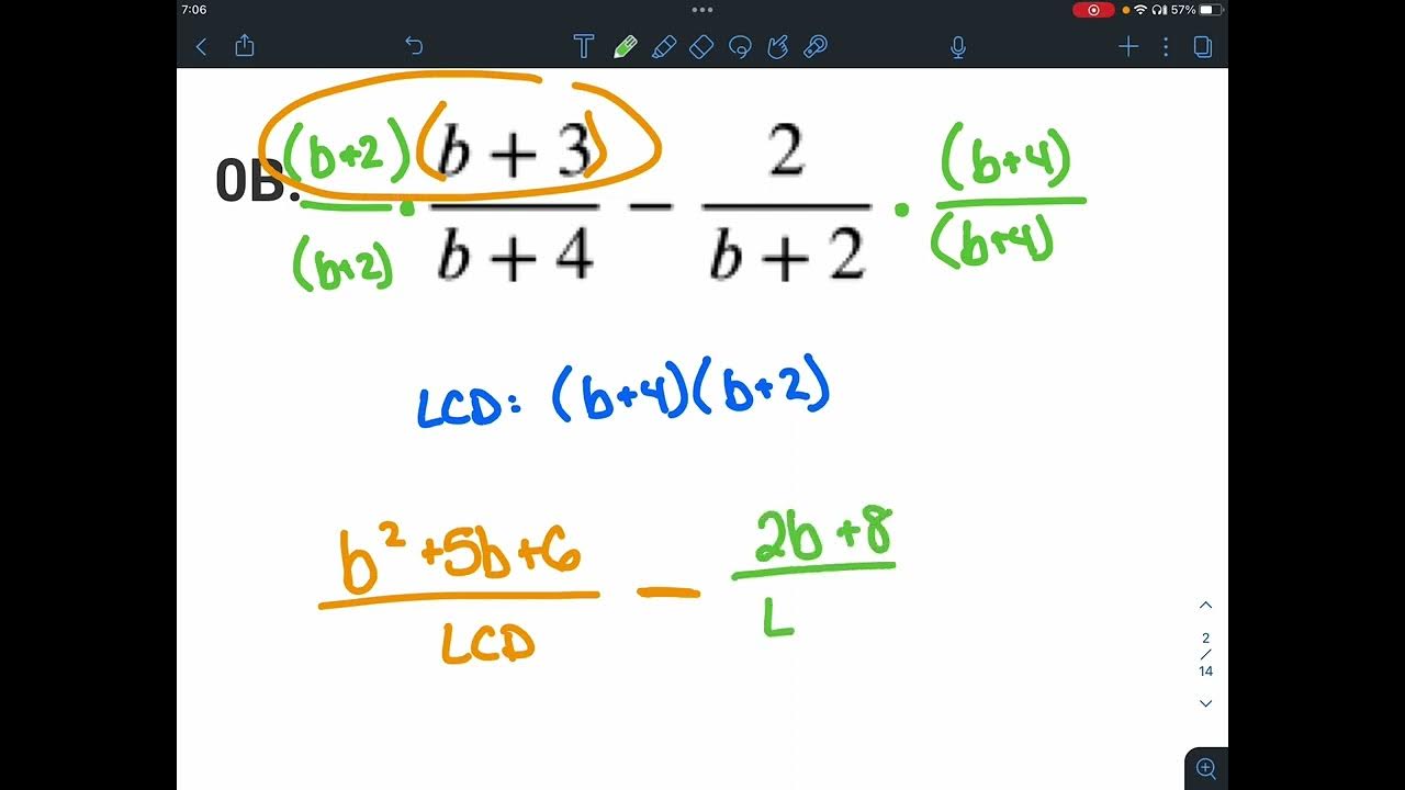 A2TH 8.6 Solving Rational Equations - YouTube