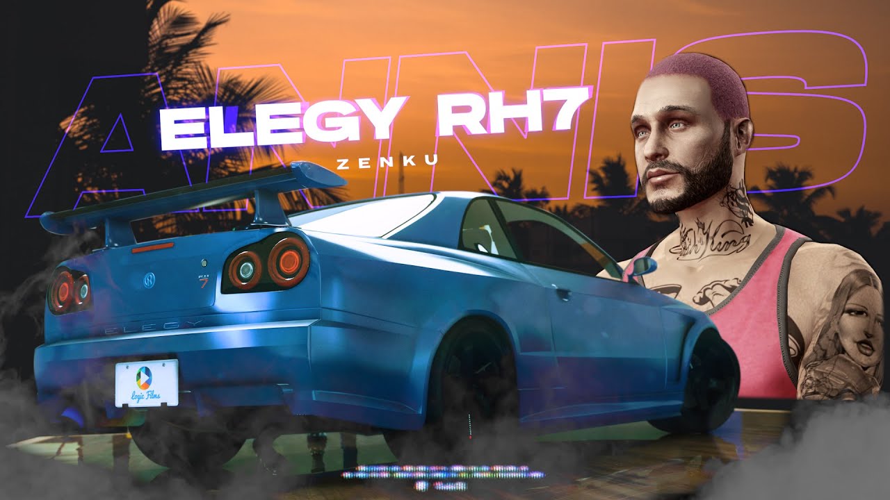 GTA 5 - "Elegy RH7" [Cinematic Showcase - Rockstar Editor] #shorts ...