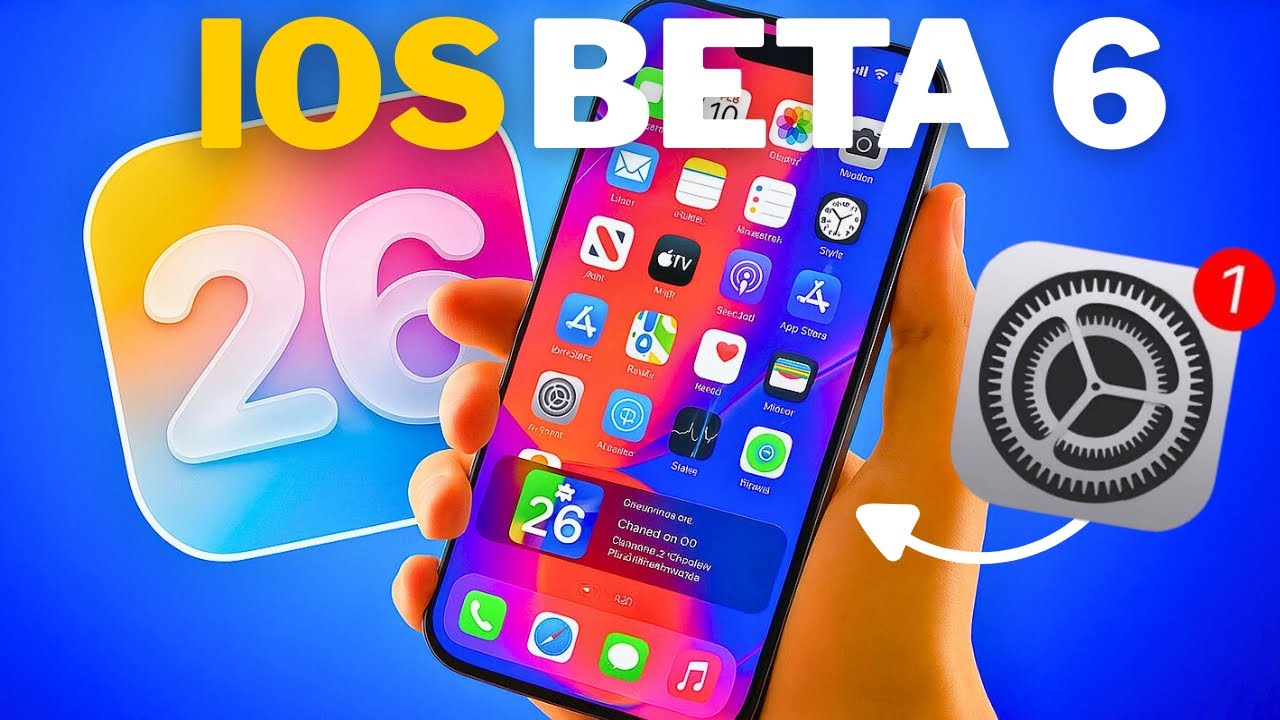 iOS 26 beta 6 LIBERADO - PRIMEIRAS IMPRESSÕES 🔥 - YouTube