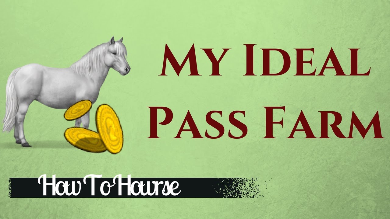 Ideal Pass Farm- How To Howrse - YouTube
