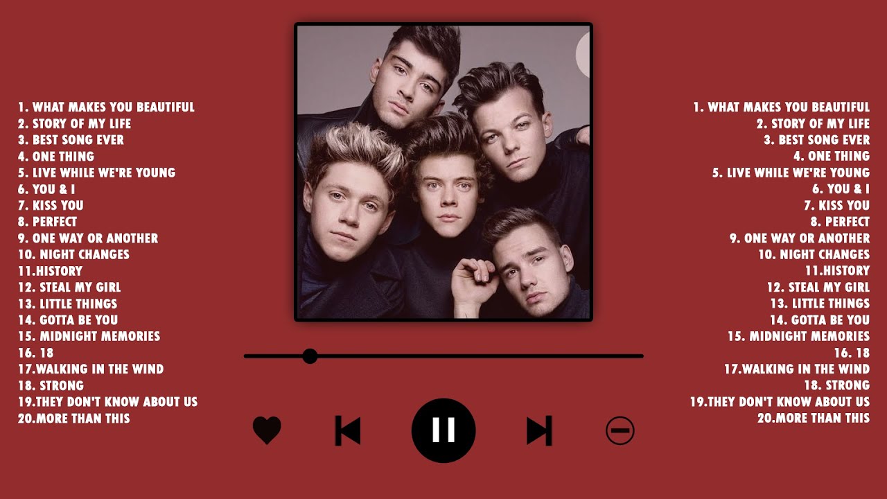 One Direction - Greatest Hits Full Album - TOP 100 Songs of the Weeks ...