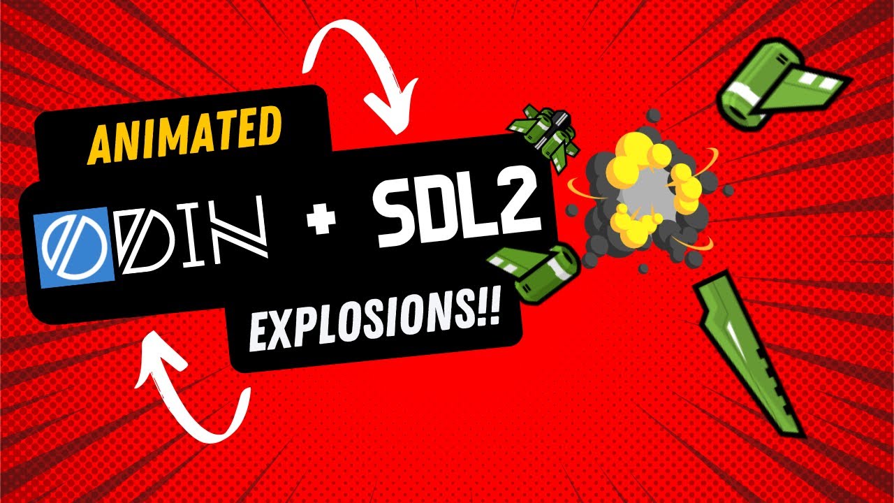 Animated Explosions | Space Shooter Part 9 #odinlang #gamedev #sdl2 ...