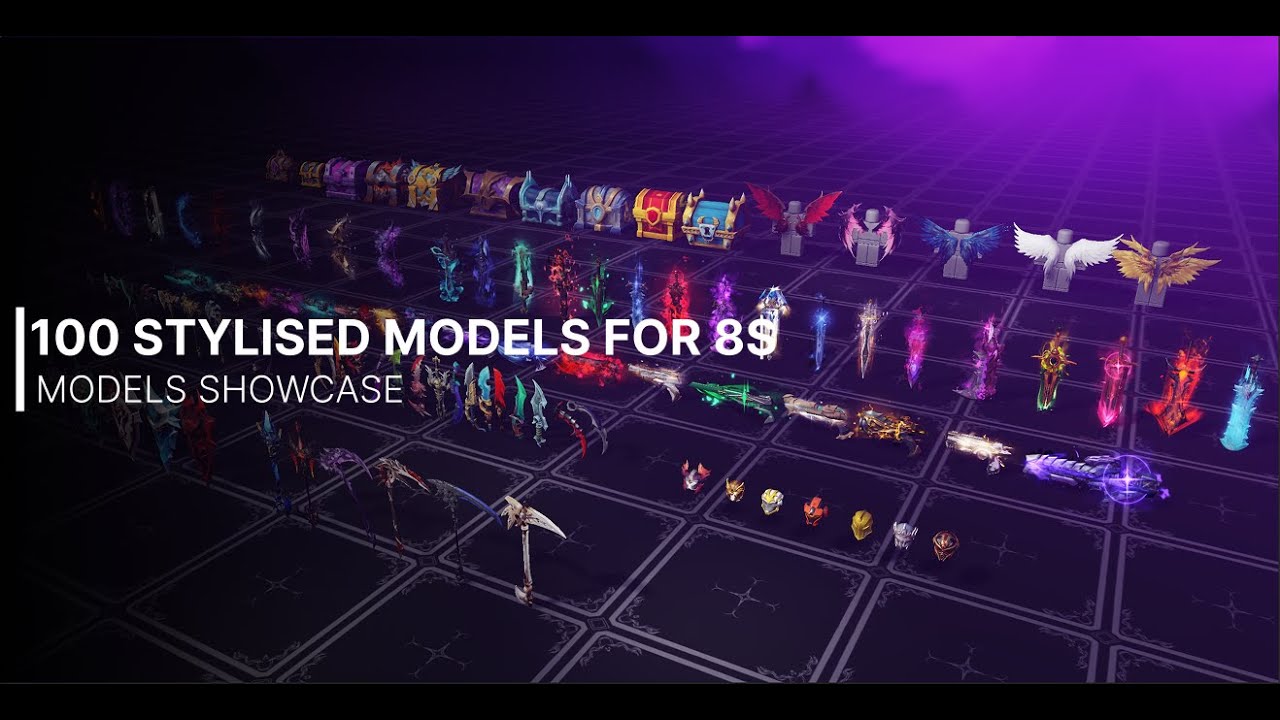 100 Roblox 3D Models Showcase – Stylized Packs with VFX ($8 Patreon ...