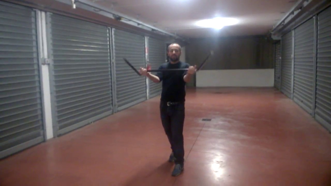 Three-section staff - YouTube