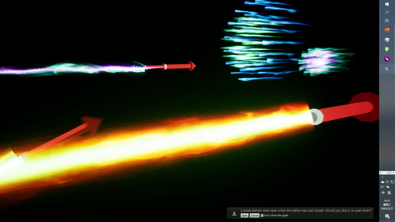 Unreal Niagara VFX Dynamic SciFi Trail Pack - YouTube