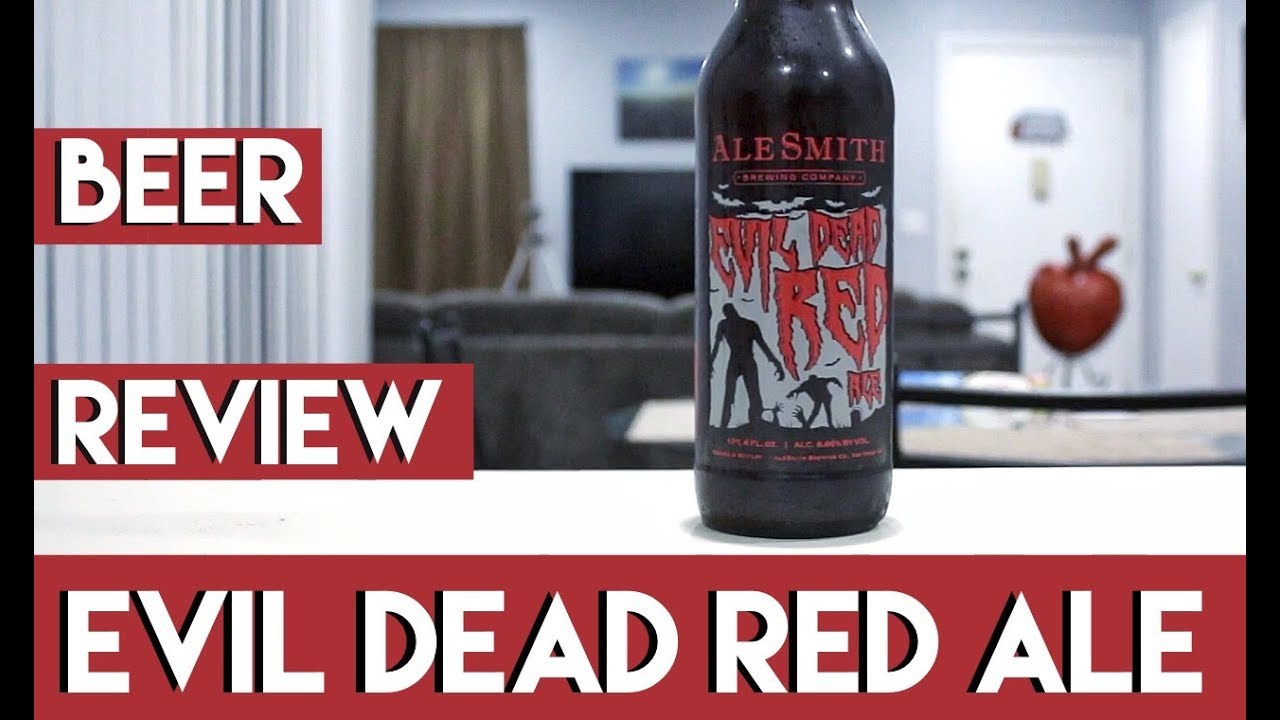 Beer Review: Evil Dead Red Ale (Alesmith Brewing Company) - Let's Have ...