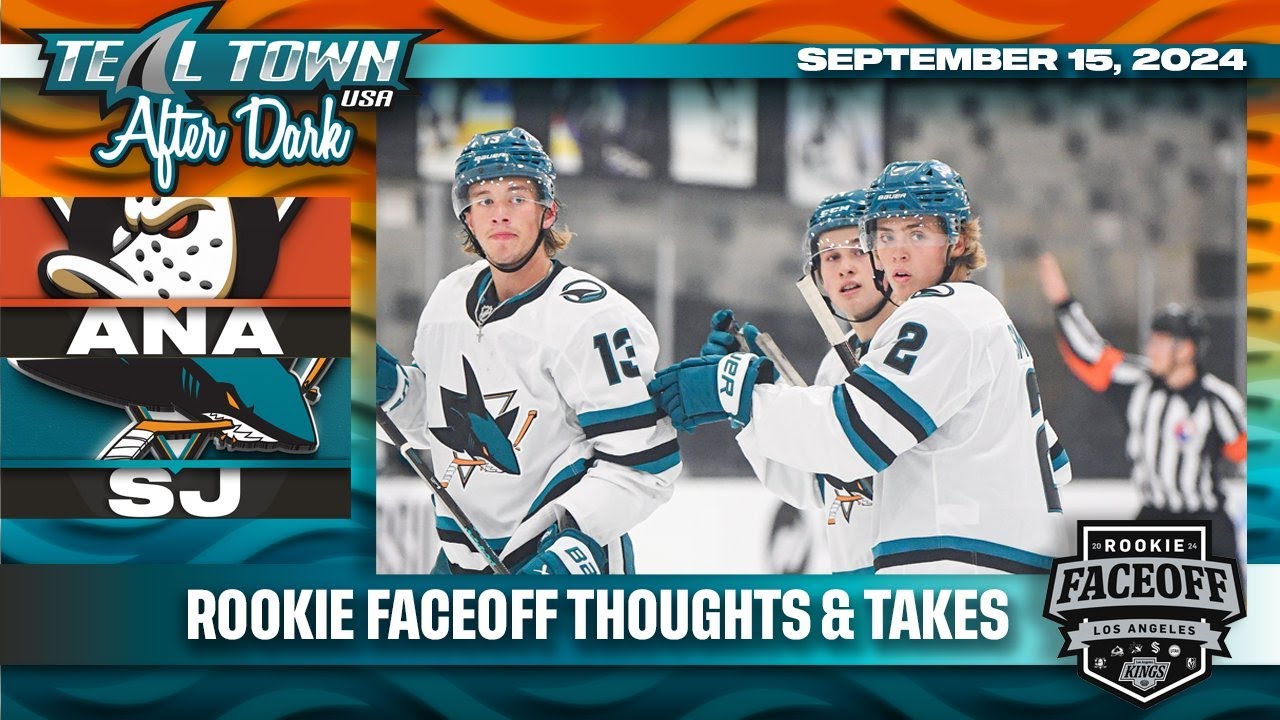 Ducks vs. Sharks Rookie Faceoff Game Two - 9/15/2024 - Teal Town USA ...