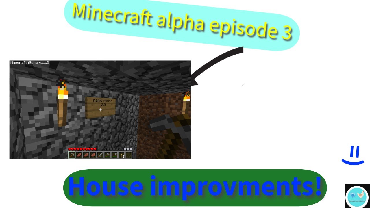 House revamping! Minecraft alpha episode 3 - YouTube