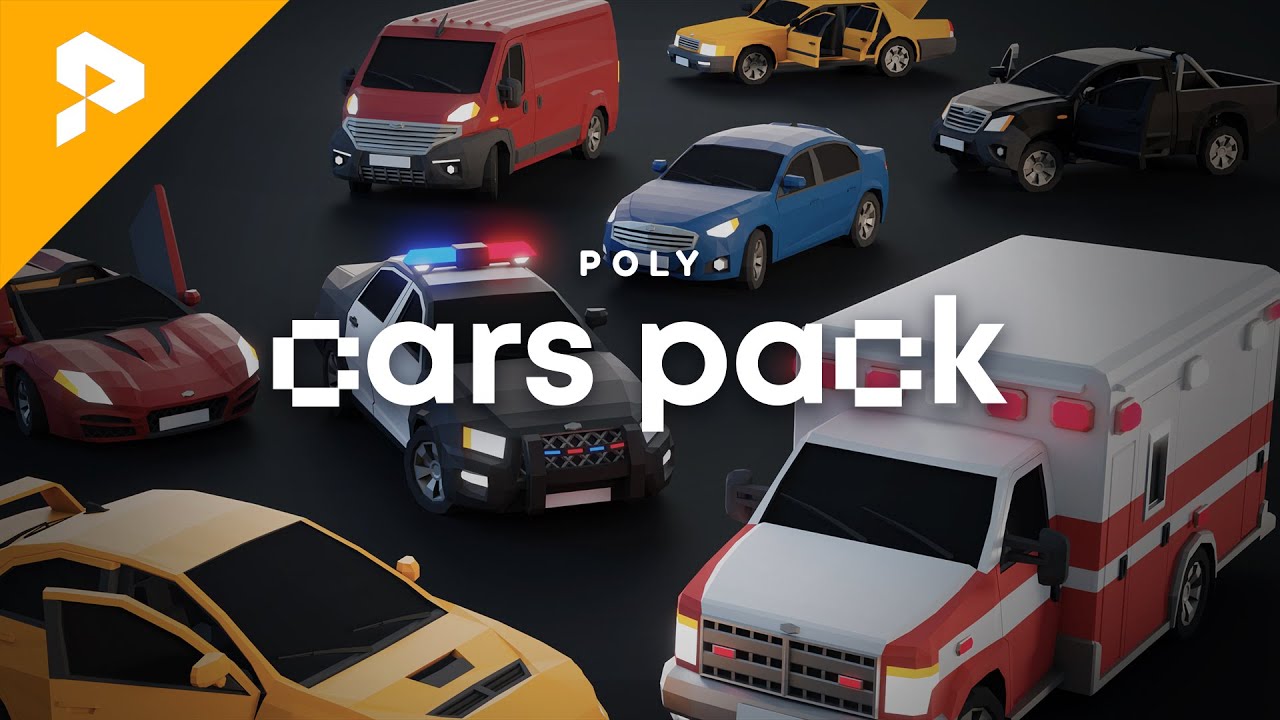 Poly Cars Pack - YouTube