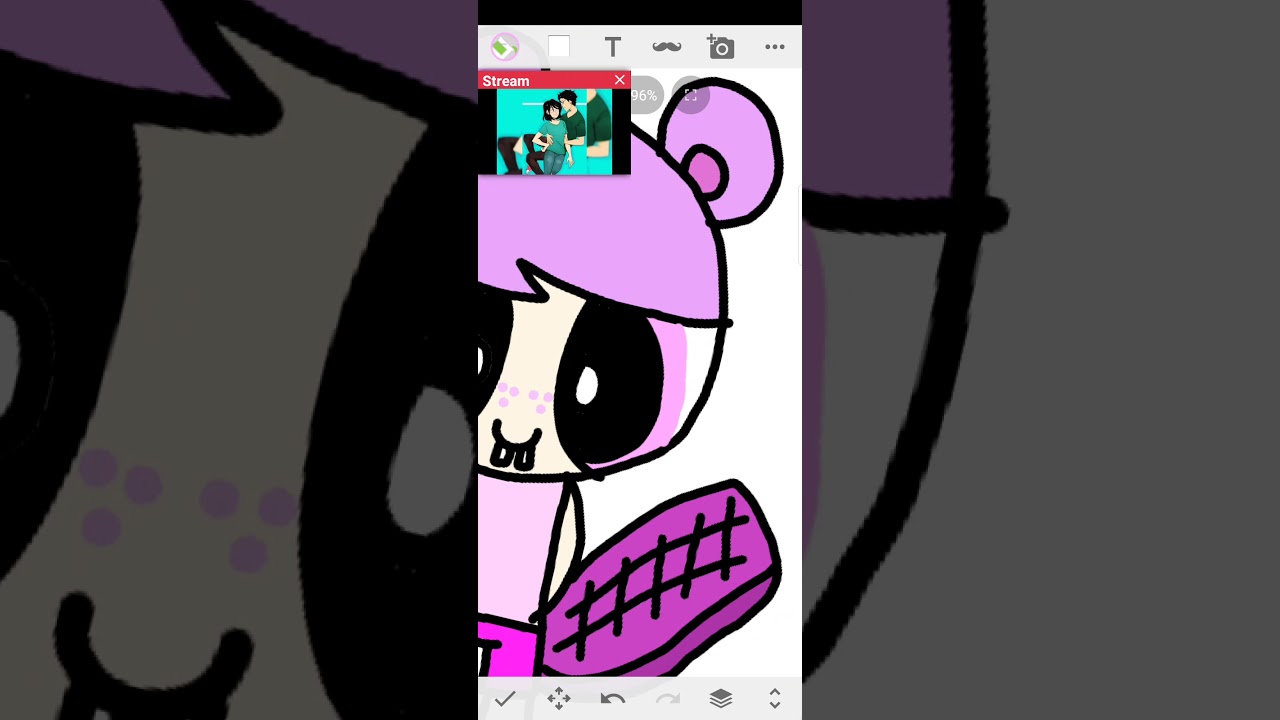 Speedpaint toothy as a powerpuff girl (htf/ppg) - YouTube