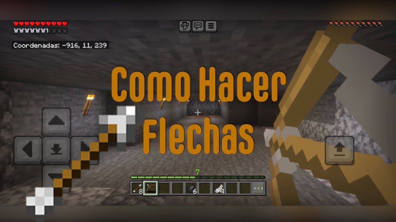 Cómo hacer Flechas en Minecraft - YouTube
