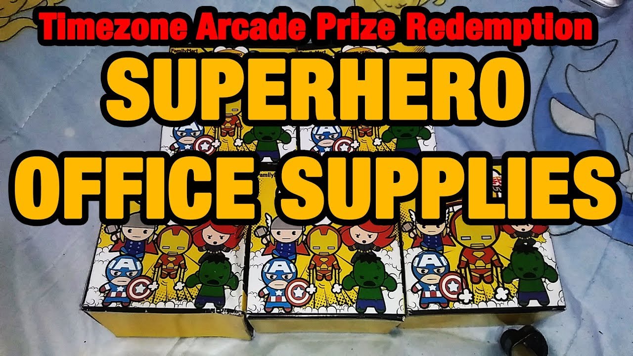 [Unboxing] Timezone Arcade Prize Redemption // Superhero Office ...