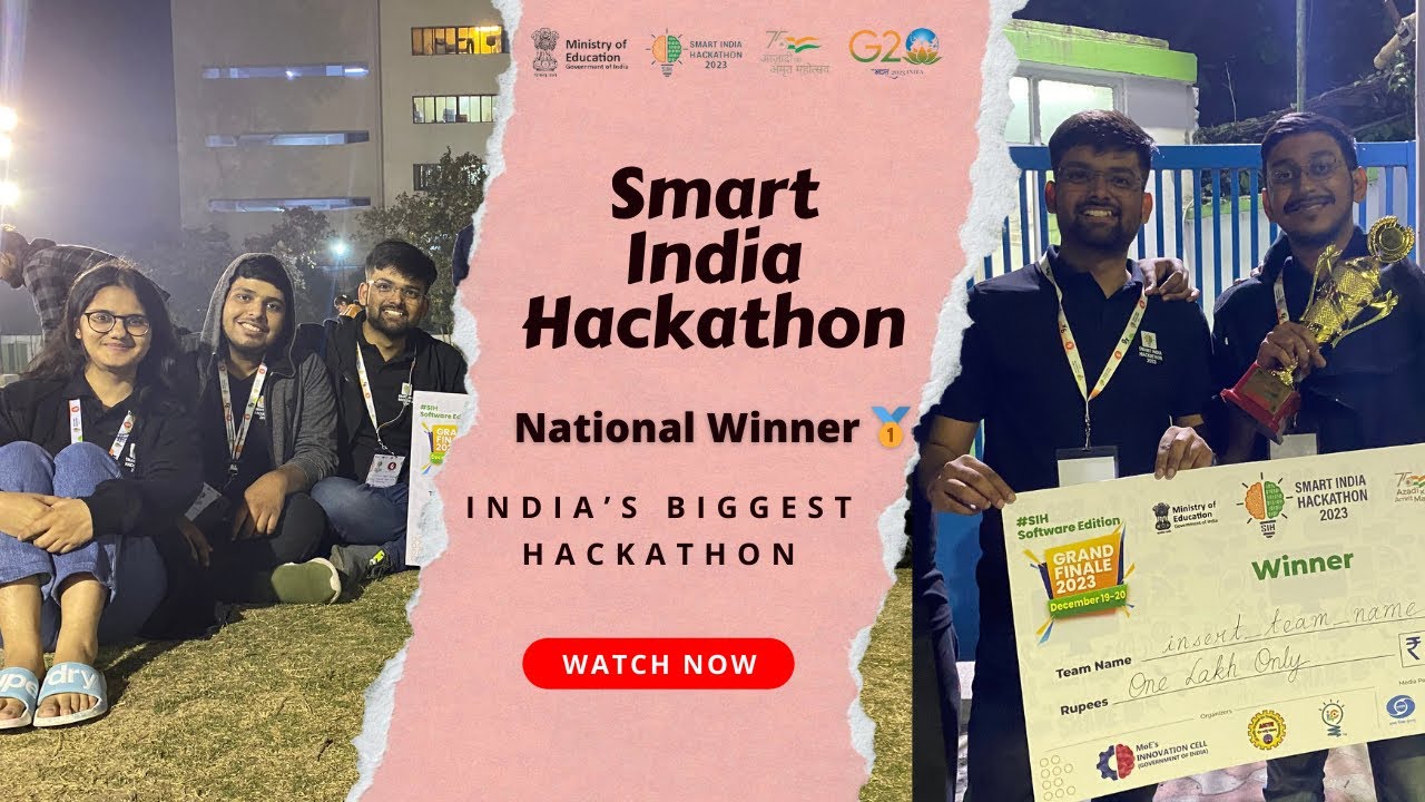 Smart India Hackathon | National Champion’23 🏆 Short Film ...