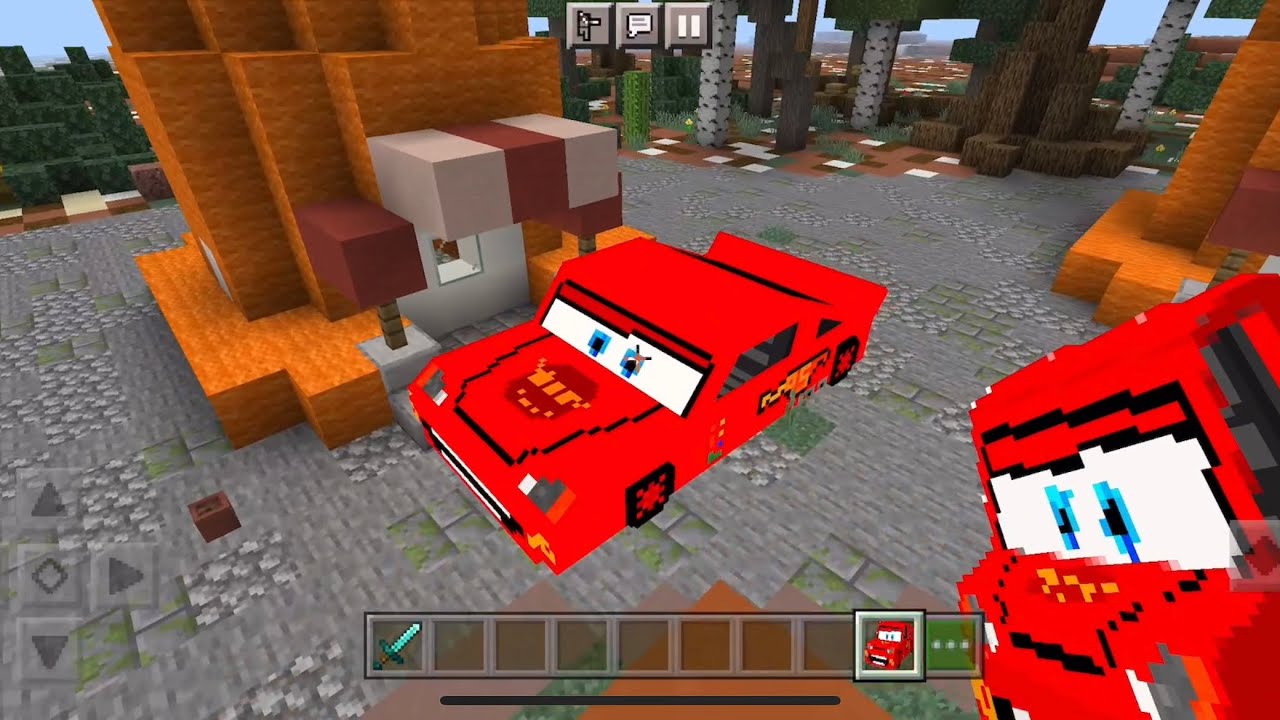 Cars Map In Minecraft PE - YouTube