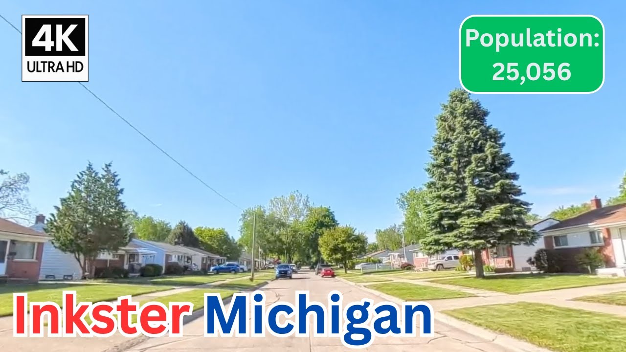 Driving Through Inkster, Michigan | Real Streets & Neighborhood Views ...