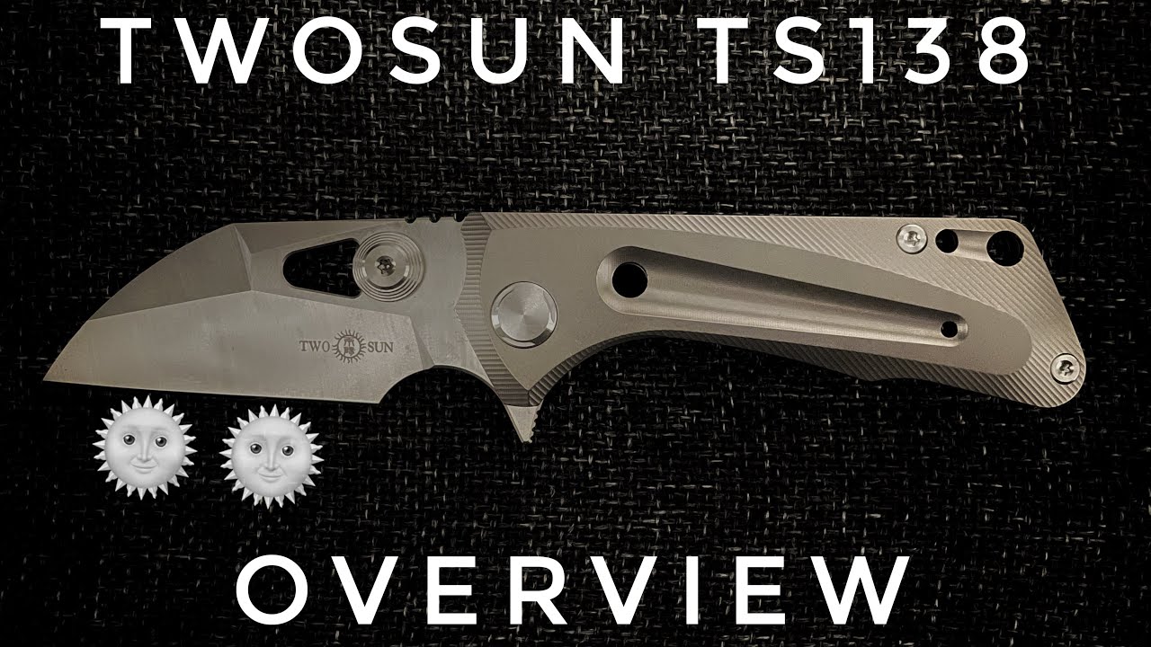 Twosun TS138 Knife - Overview - Ergo Awesomeness! - YouTube