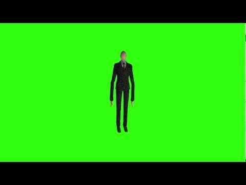 Slender - Green Screen Animation