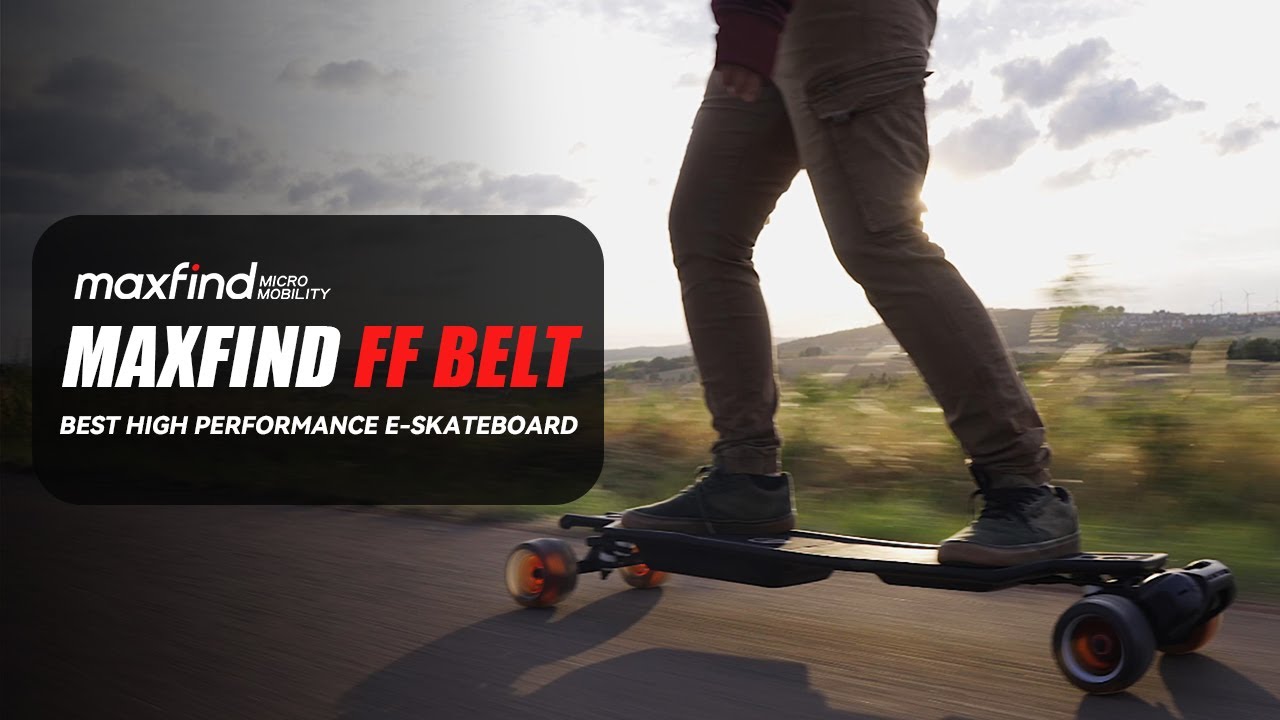 Fastest Electric Skateboard Powered Adults Longboard - Maxfind FF BELT ...