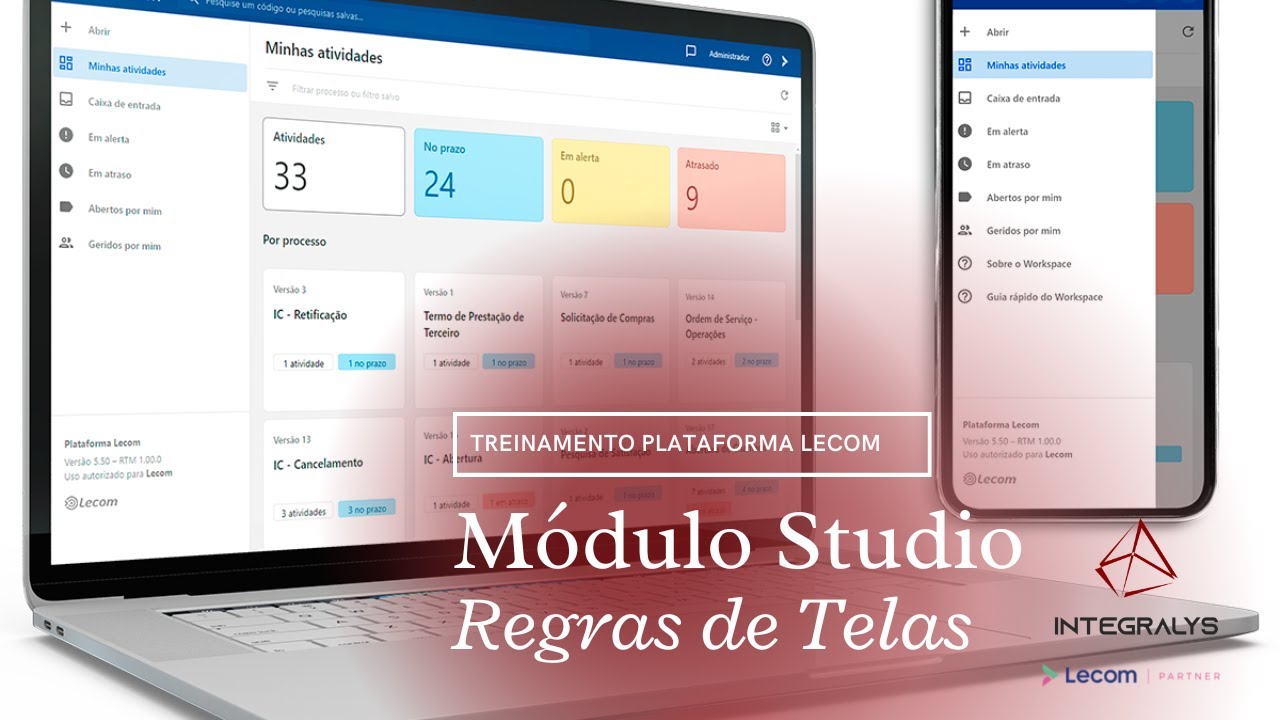 Plataforma Lecom - Como trabalhar com regras de telas (low-code) - YouTube