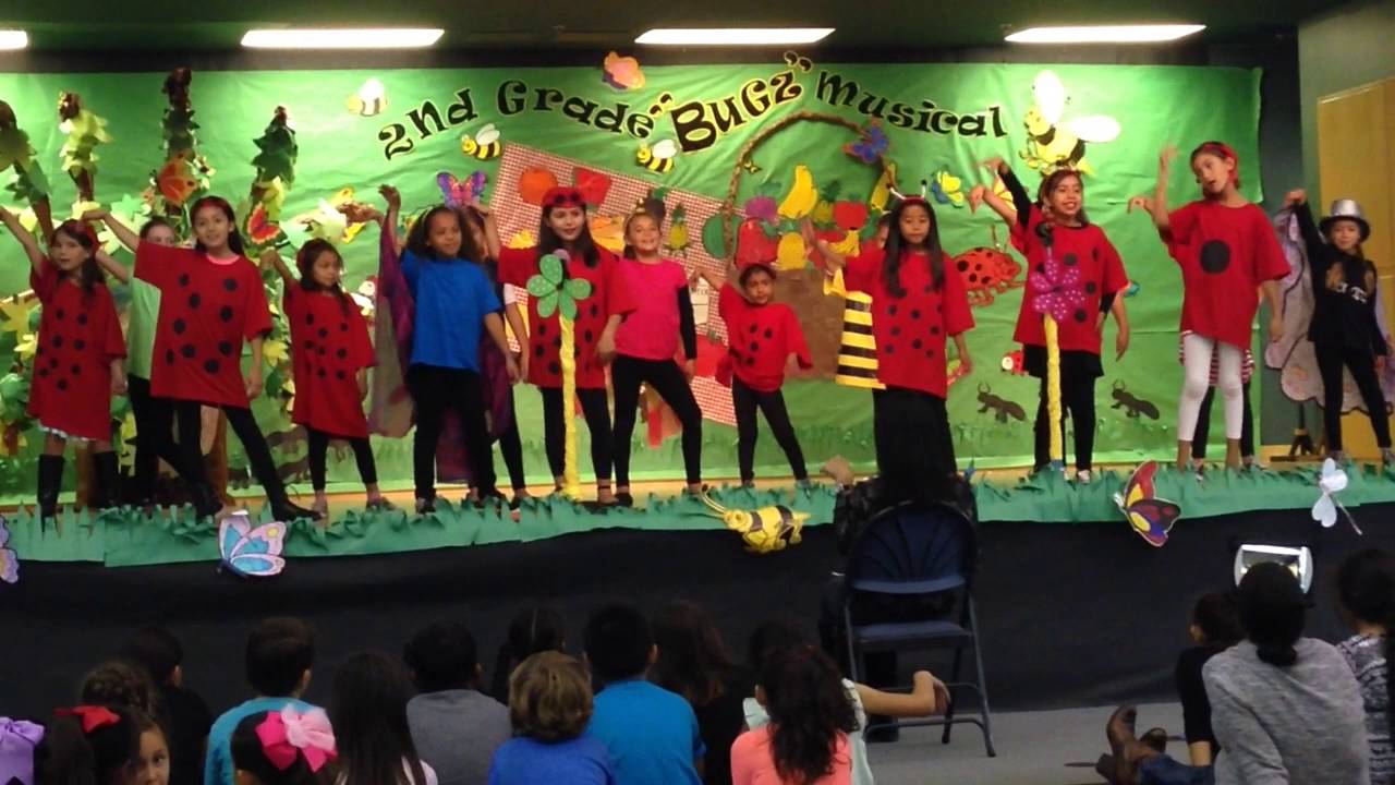 Lily's 2nd grade Bugz Musical - YouTube