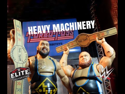 WWE Mattel Otis and Tucker Heavy Machinery wrestling figures (unboxing ...