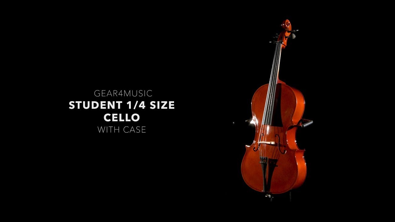 Student 1 4 Size Cello With Case By Gear4music Gear4music YouTube