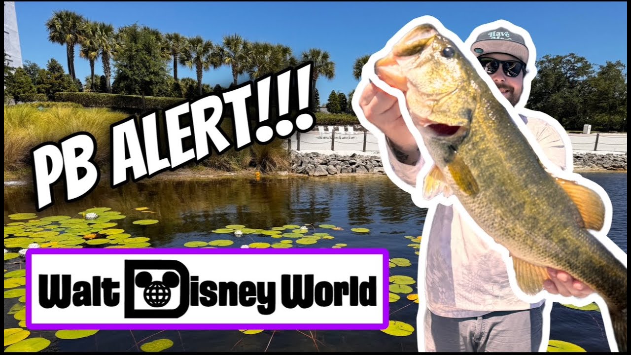 Fishing At Disney World Orlando Florida - YouTube