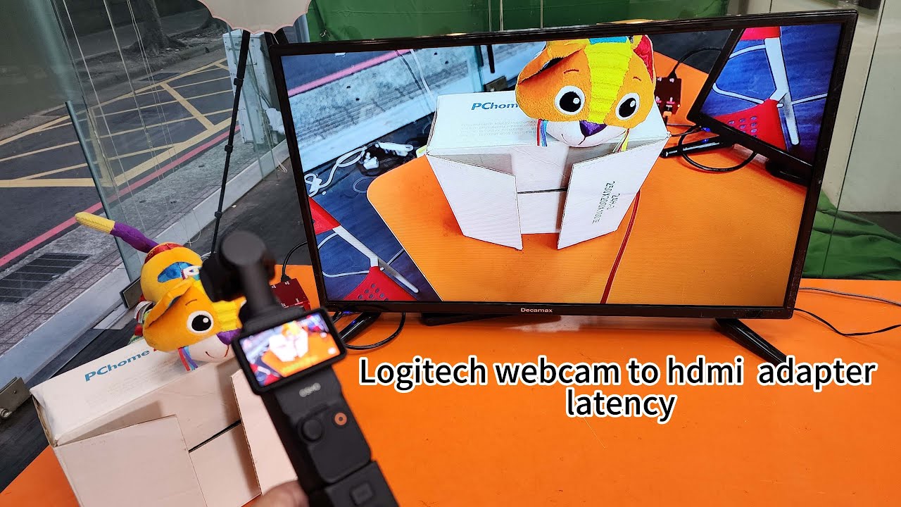 video latency of DJI Pocket 3 be HDMI output! by use Logitech webcam to ...