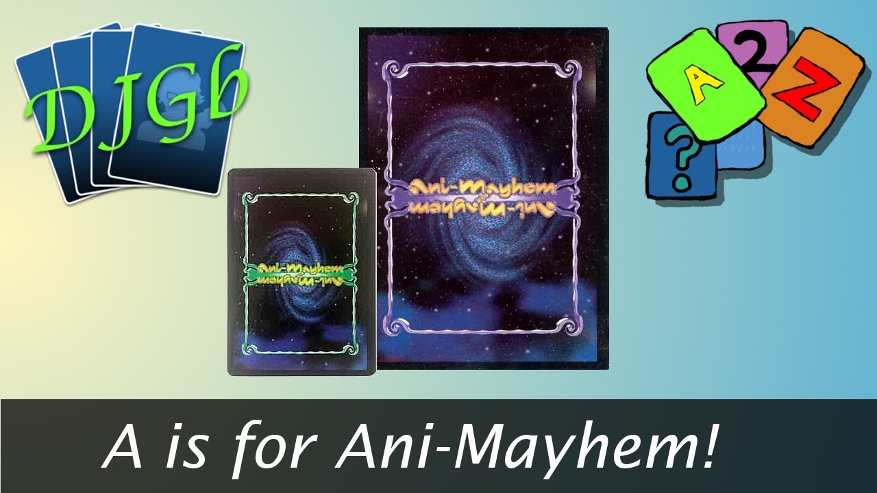A is for Ani-Mayhem! - A to Z of Obscure Trading Card Games - YouTube