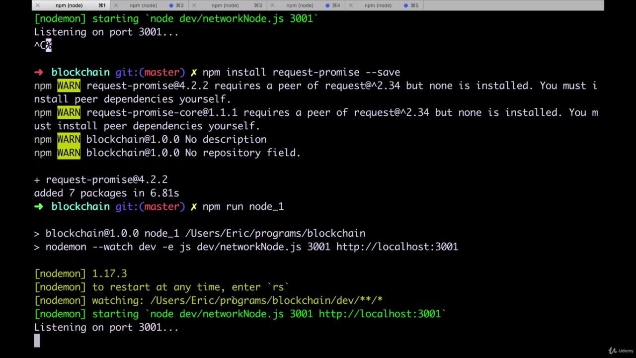 035 Building POST register and broadcast node Endpoint Part 1 - YouTube