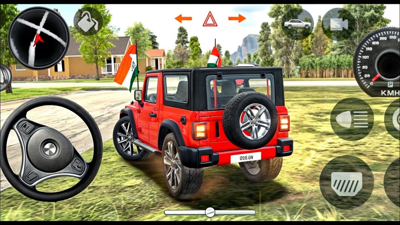 MAHINDRA THAR GAME || MAHINDRA THAR GAME 4×4 CAR || INDIAN SIMULATOR ...