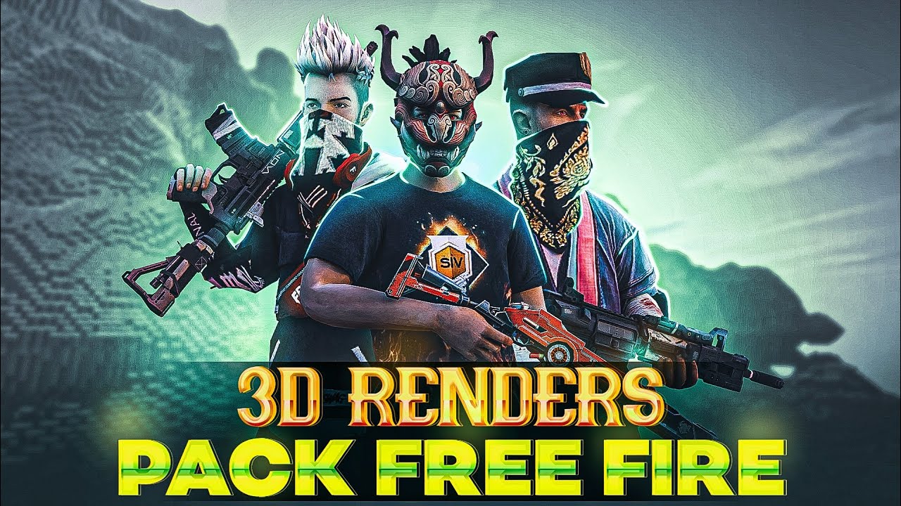 3d Renders Pack Free Fire | NBR GAMING - YouTube