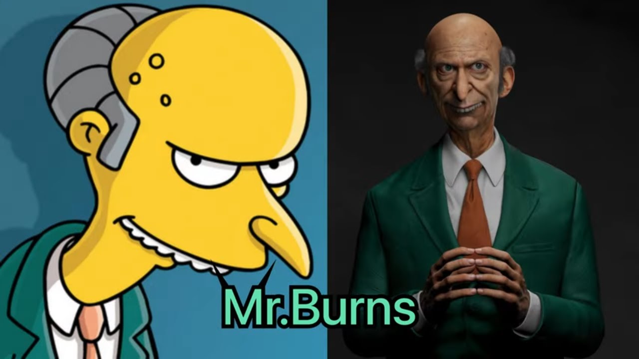 SIMPSONS CHARACTERS IN REAL LIFE - YouTube