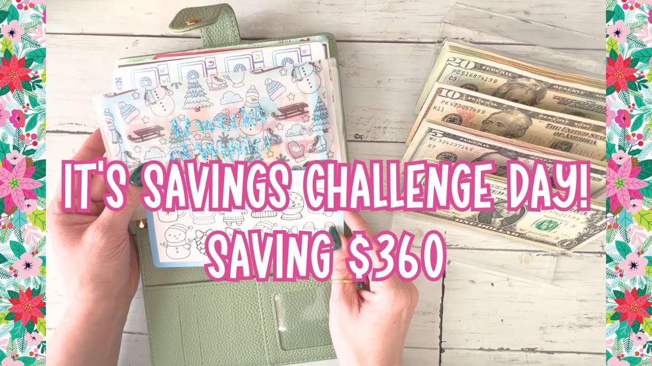 It's Savings Challenge Day! Saving $360 & Starting New Challenges | # ...