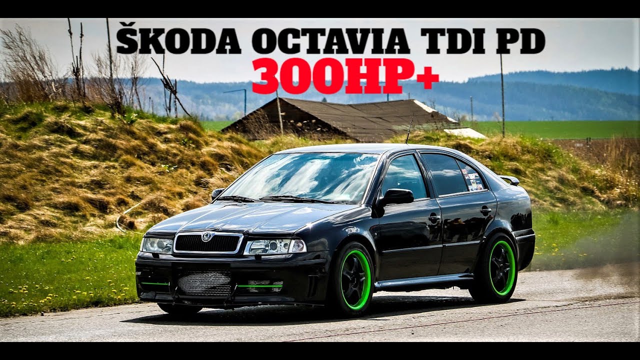 ŠKODA OCTAVIA TDI PD 300HP+ @ DIESELPOWER - DRAG RACING |VORY TDI - YouTube