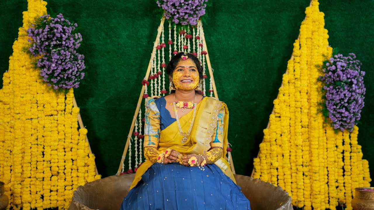 PRAHARSHA HALDI CINEMATIC SONG 4K SRIRAM PHOTOGRAPHY..9848555150 ...