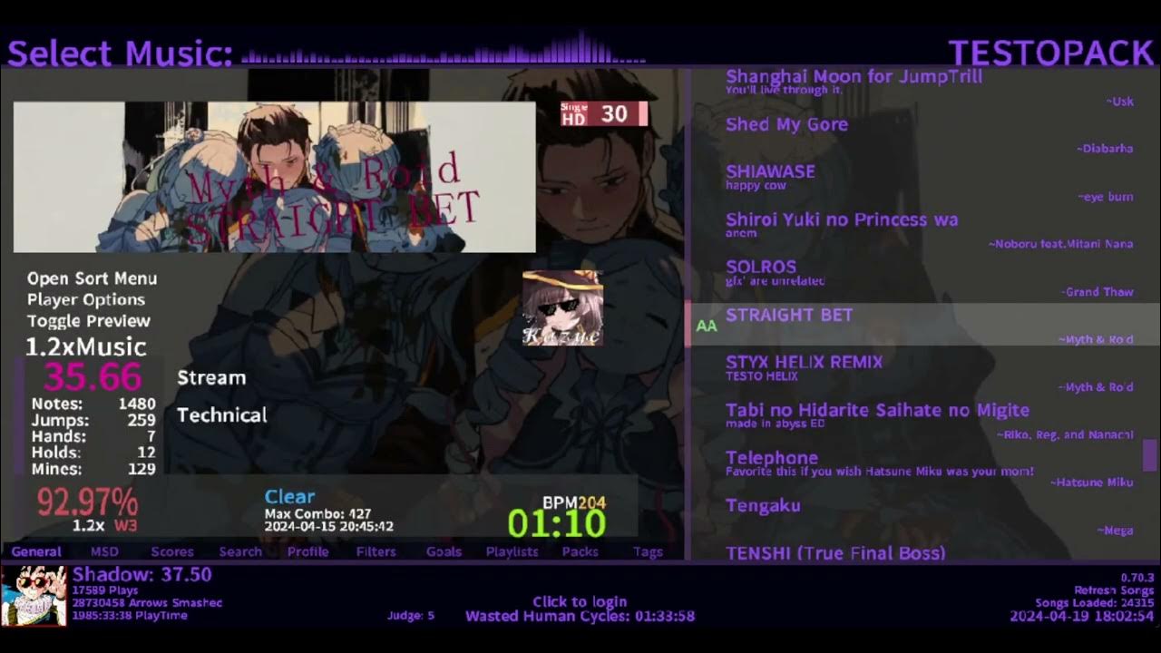 random chill etterna twitch session - YouTube