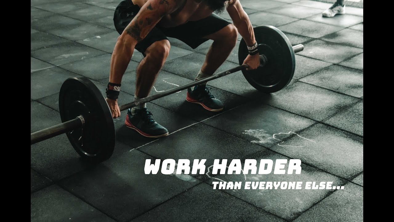 WORK HARDER THAN EVERYONE ELSE... - Motivational speech - YouTube