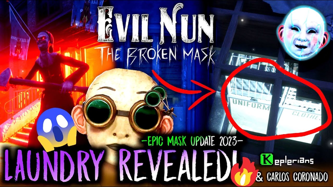 Laundry ROOM in already there in Evil Nun: The Broken Mask!🤯 🔥🔨 | Evil ...