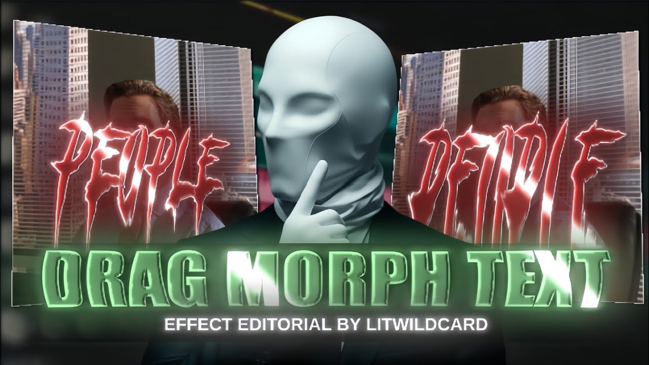 Drag Morph Text Effect | Friendly Tutorial - YouTube