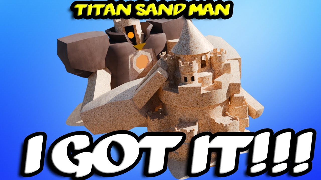 Trying To Get TITAN SAND MAN in Toilet Tower Defense - YouTube